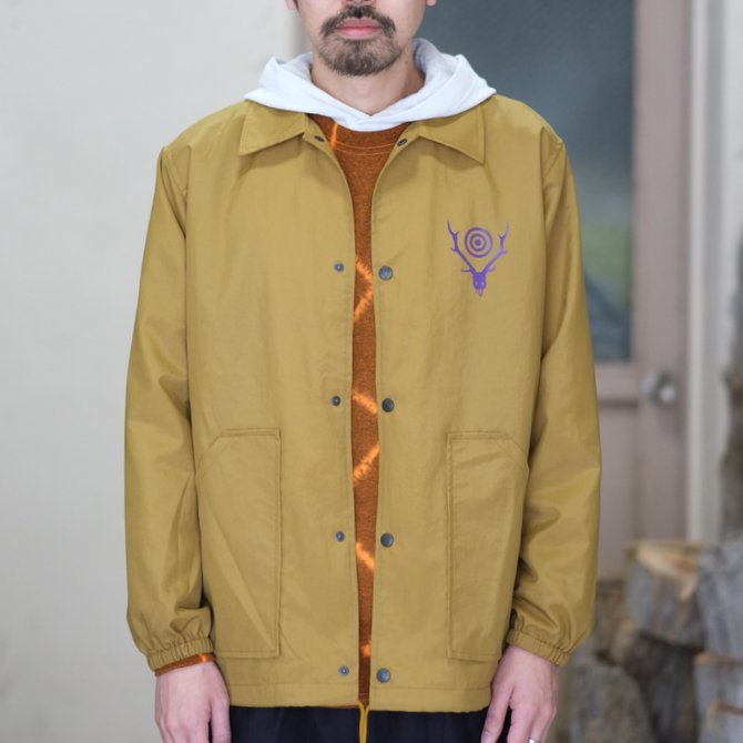 South2 West8(サウスツーウエストエイト) Coach Jacket [Nylon Taffeta/Acrylic Coating ...